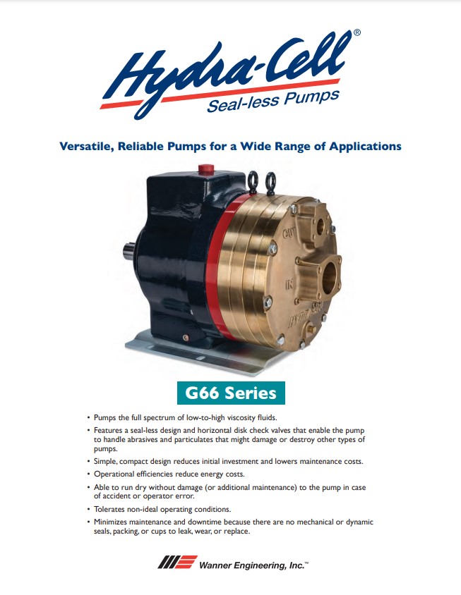 Hydra-Cell D66 Series (US) / G66 Series (Metric)